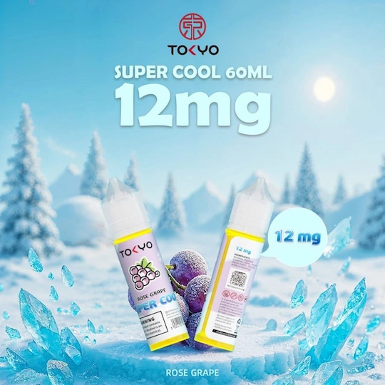 TOKYO SUPER COOL ROSE GRAPE MTL 60ML - ROYAL VAPE STORE