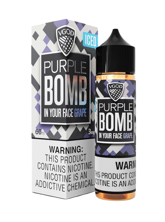 VGOD ICED PURPLE BOMB 60ML MTL - ROYAL VAPE STORE